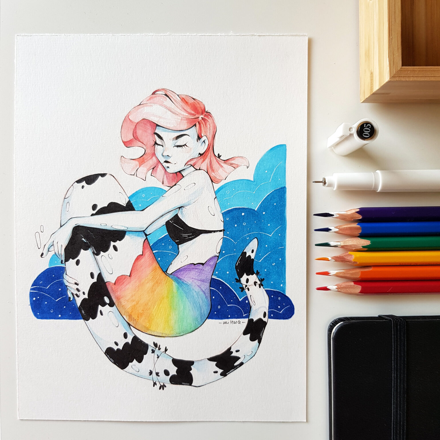 The Best Art from the MerMay Monthly Challenge » Mega Pencil