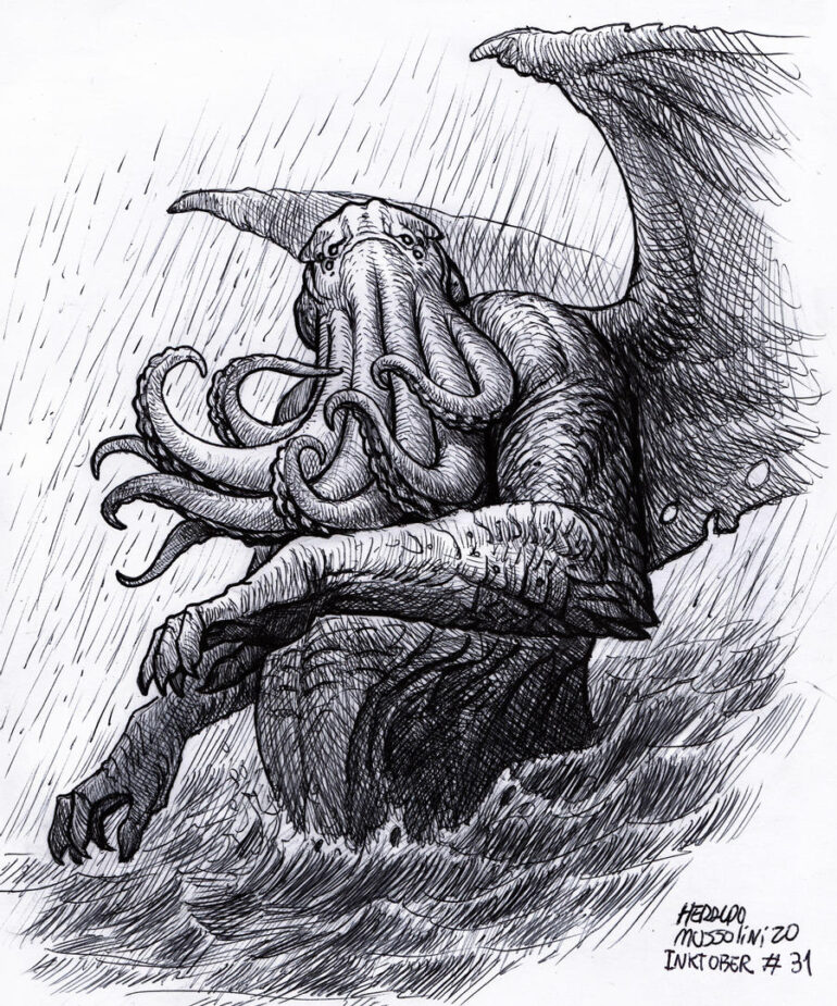 The Best Cthulhu Art from the Lovecraft Mythos » Mega Pencil