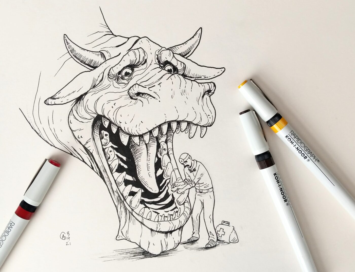 Hands on Review of Koh-I-Noor Rapidograph Technical Pens