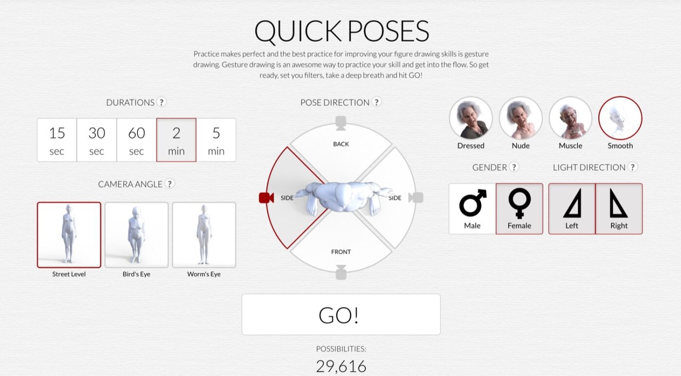Figurosity is the World’s Most Realistic Digital Posing Tool » Mega Pencil