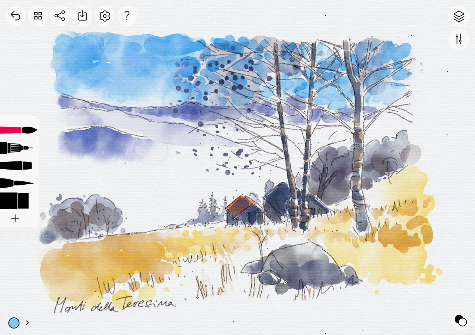 Reviewed - Tayasui Sketches Digital Art App » Mega Pencil