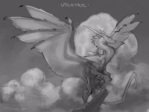 The Awe-Inspiring Creature Art of Taran Fiddler » Mega Pencil