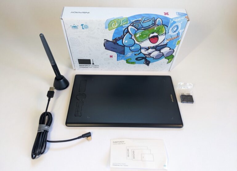 Hands on with the Huion Inspiroy H580x Graphics Tablet » Mega Pencil